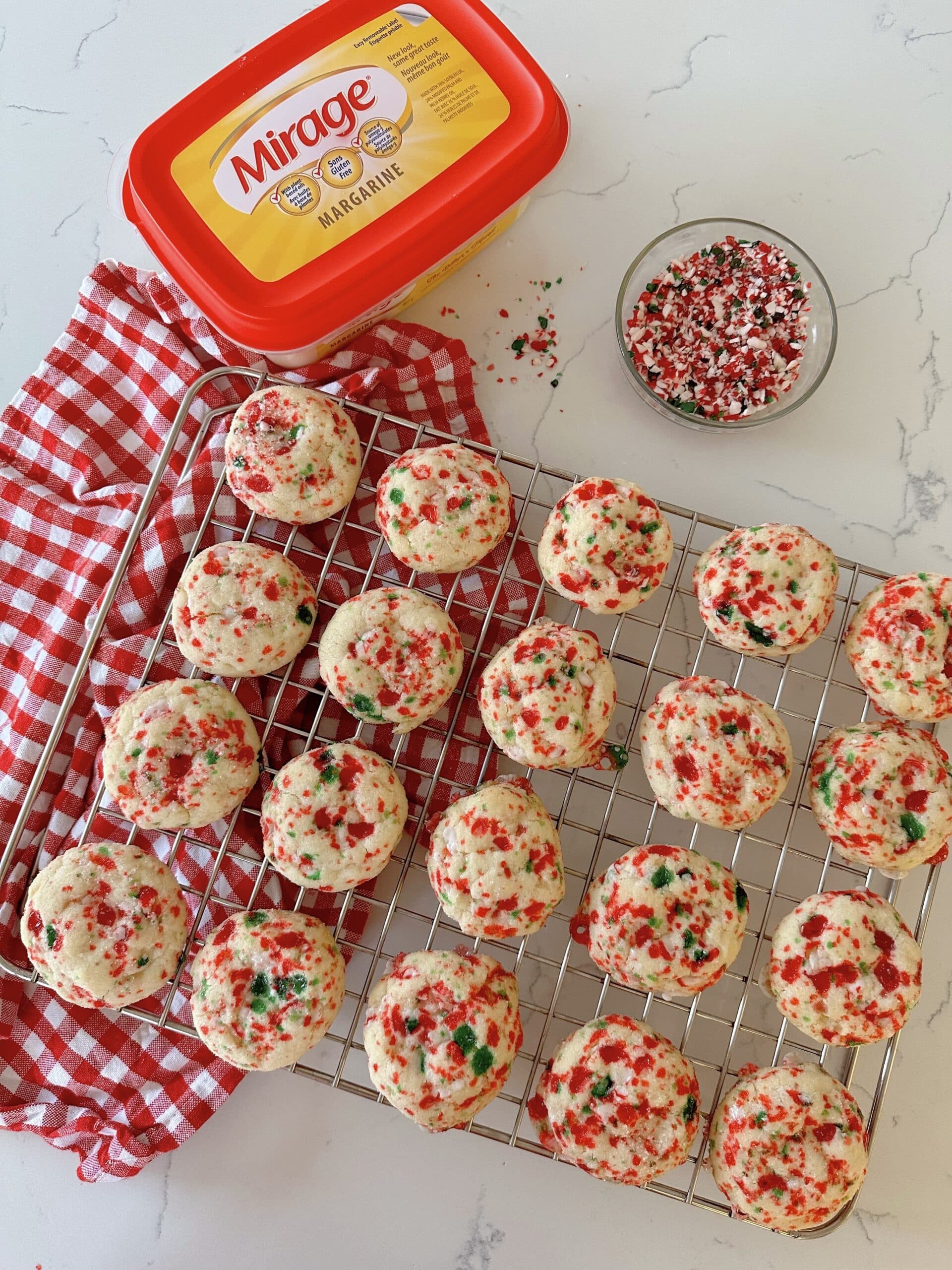 Peppermint Sugar Cookies - Mirage Margarine
